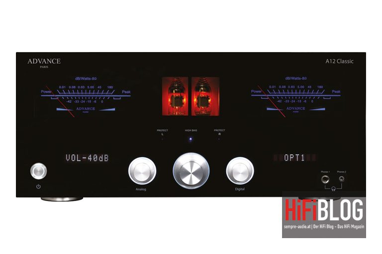 Advance Paris A12 Classic - Exklusiver Stereo Vollverstärker mit Röhren-Vorstufe | sempre-audio.at