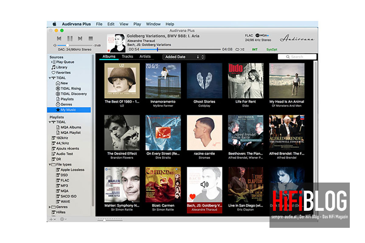 Audirvana Plus 3 mit integriertem MQA Core Decoder | sempre-audio.at