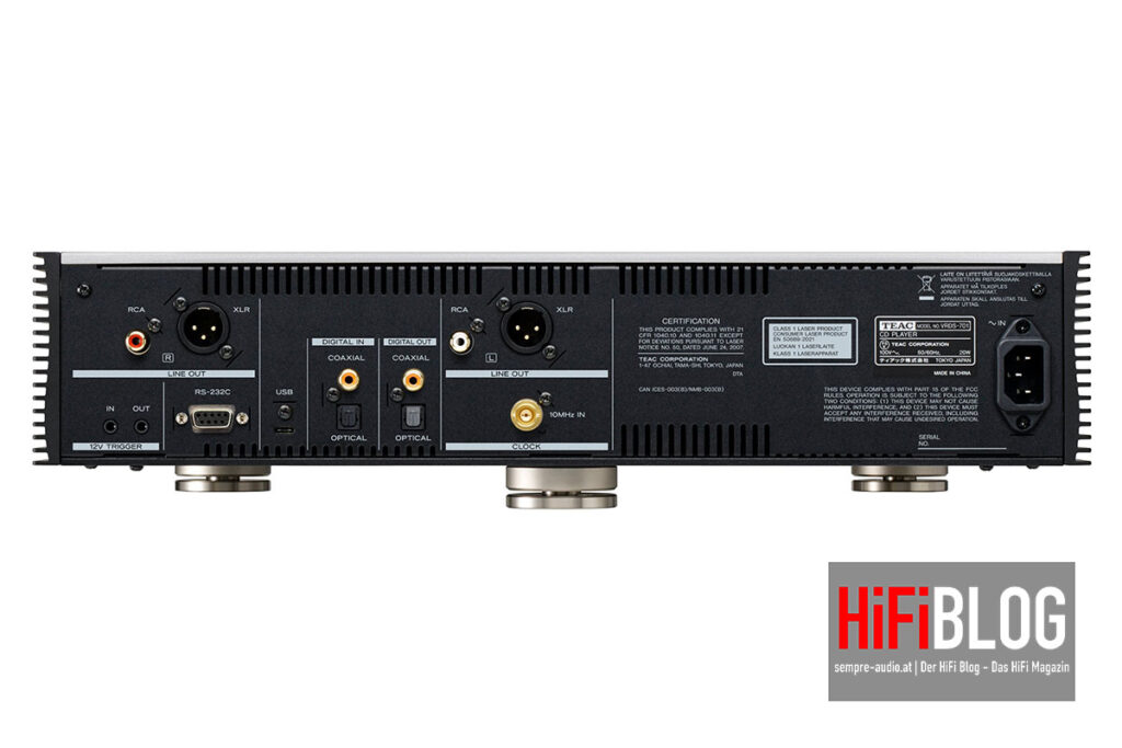 Teac VRDS-701 CD Player und Teac VRDS-701T CD Transport | sempre-audio.at